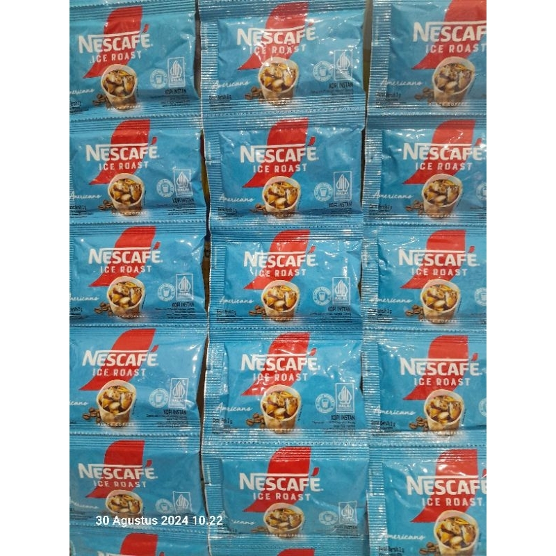 Jual Nescafe ICE ROAST Renceng 10 Sachet @ 2gr Kopi Instant Bubuk ...