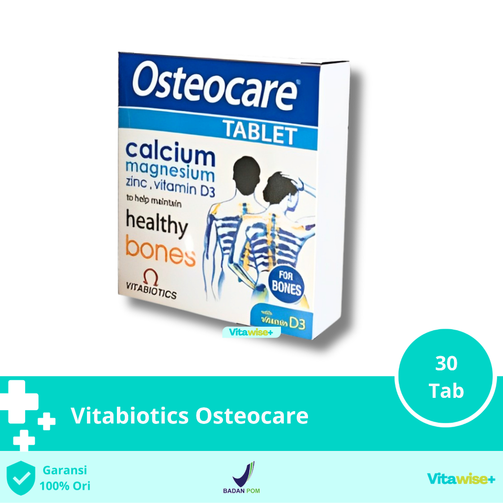 Jual Osteocare Forte D3 1 Box isi 30 Tablet - Osteocare VItamin D 3 ...
