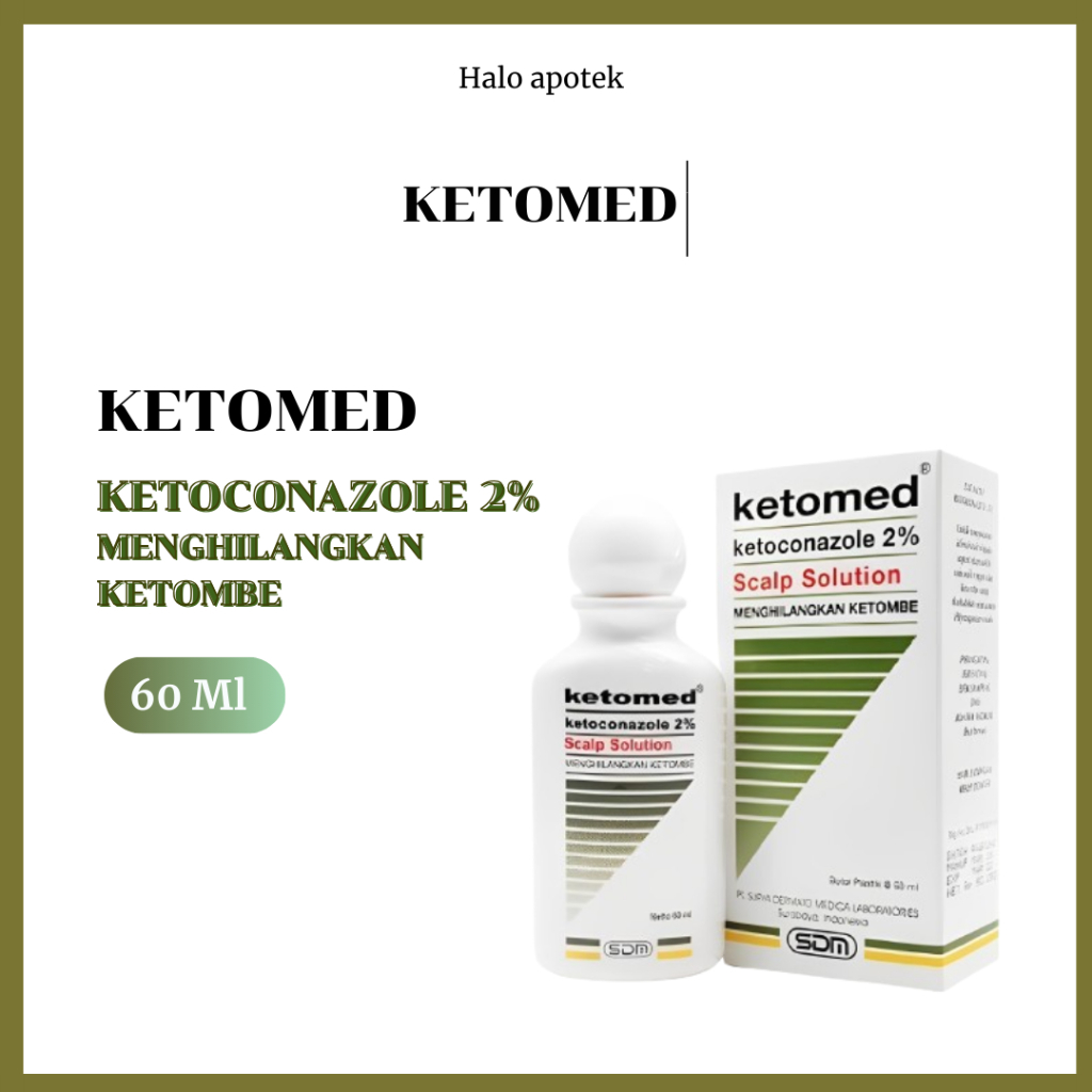 Jual ketomed | Shampoo Anti-Ketombe | 60ml | Efektif Mengatasi Masalah ...