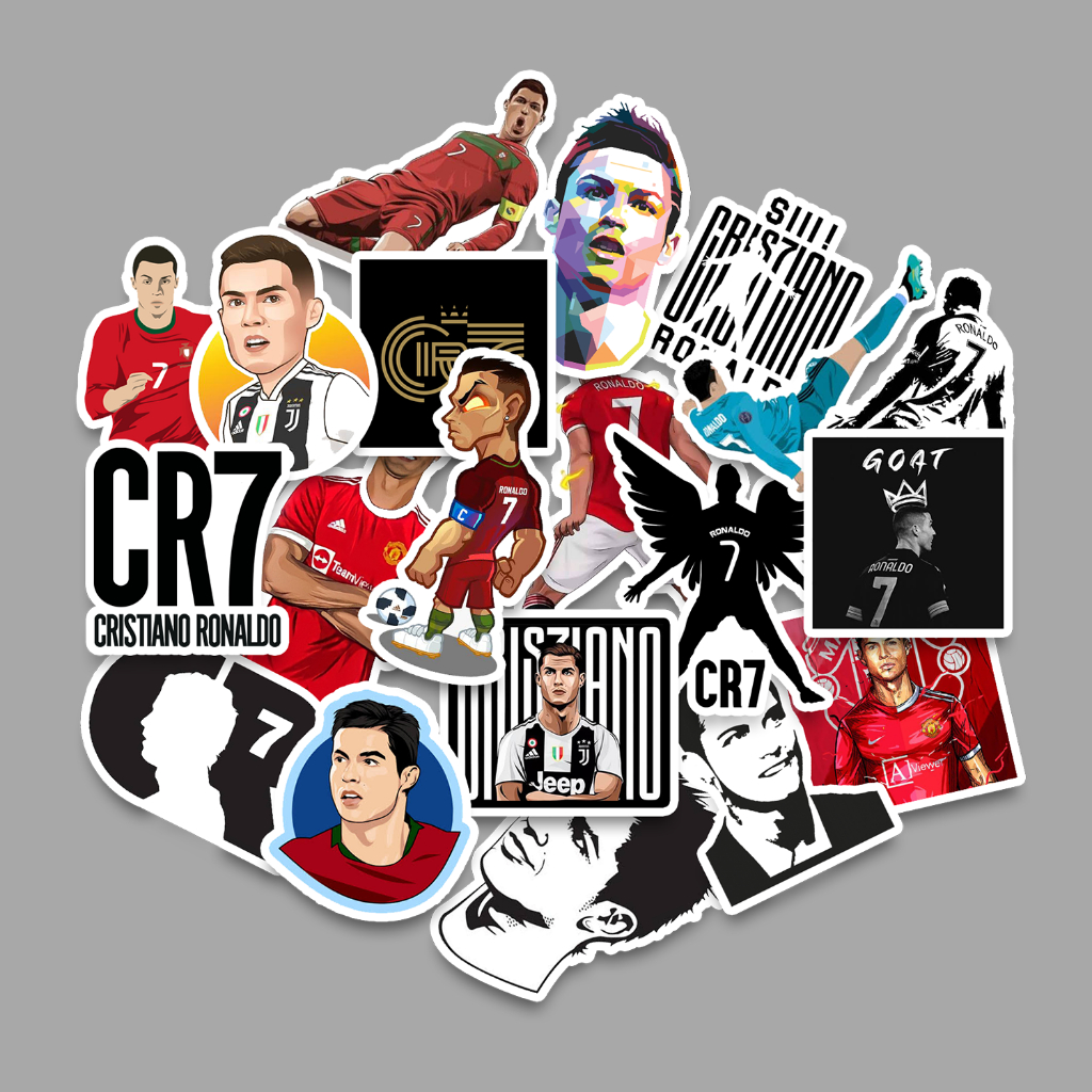 Jual STICKER PACK - CRISTIANO RONALDO CR7 | STICKER KOPER STICKER ...
