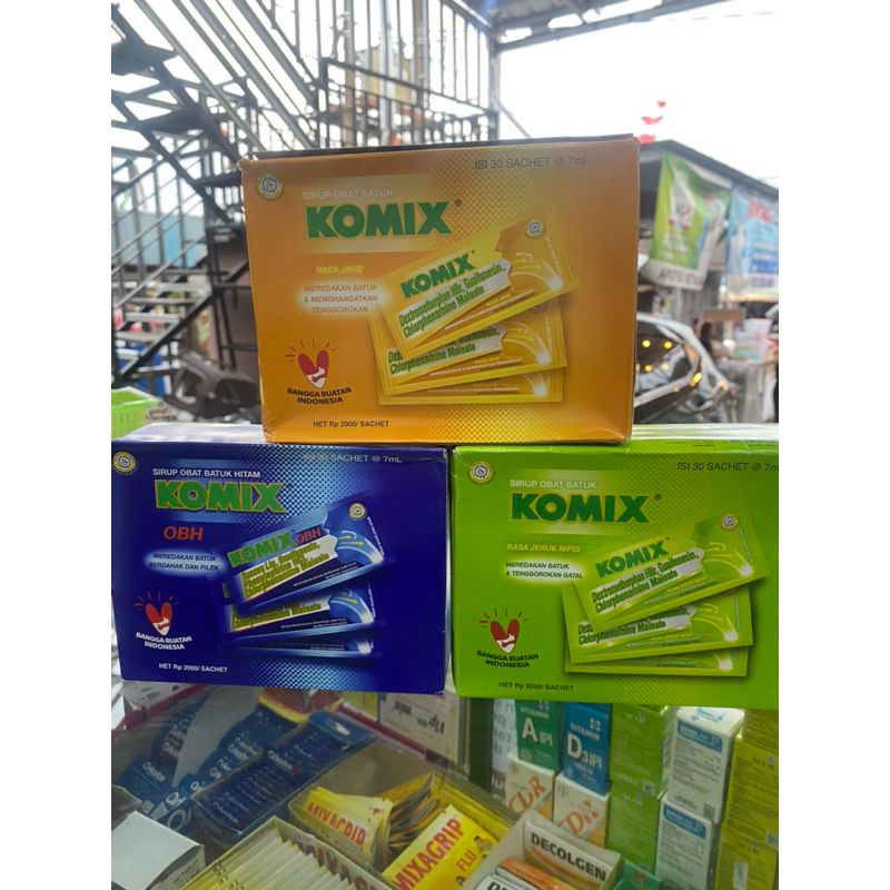 Jual Komix sachet herbal Obat batuk (per 3 sachet) | Shopee Indonesia