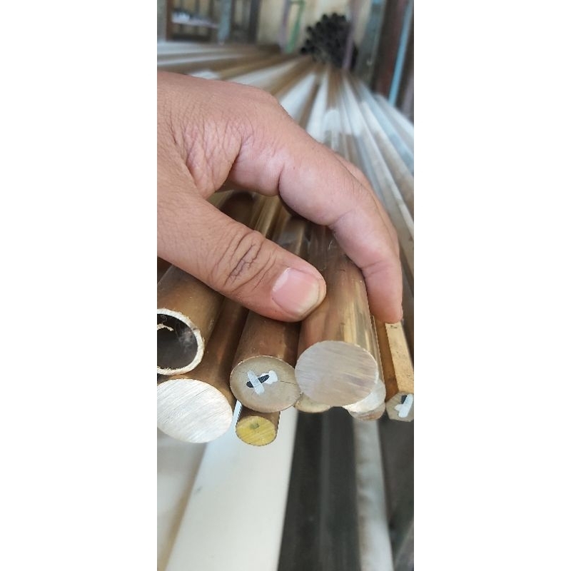 Jual As Kuningan Diameter 22mm Panjang 30cm Rod | Shopee Indonesia