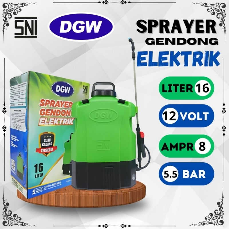 Jual DGW SPRAYER GENDONG ELEKTRIK 16 LITER | Shopee Indonesia