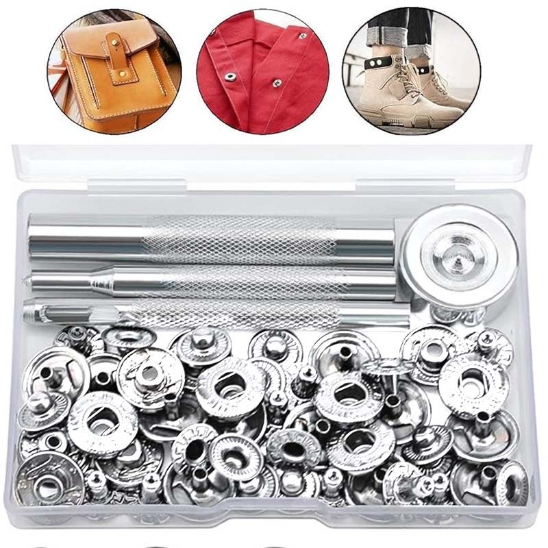 Jual 1 Set Kancing Jepret Besi Kancing Snap Button Kancing Cetet Press ...