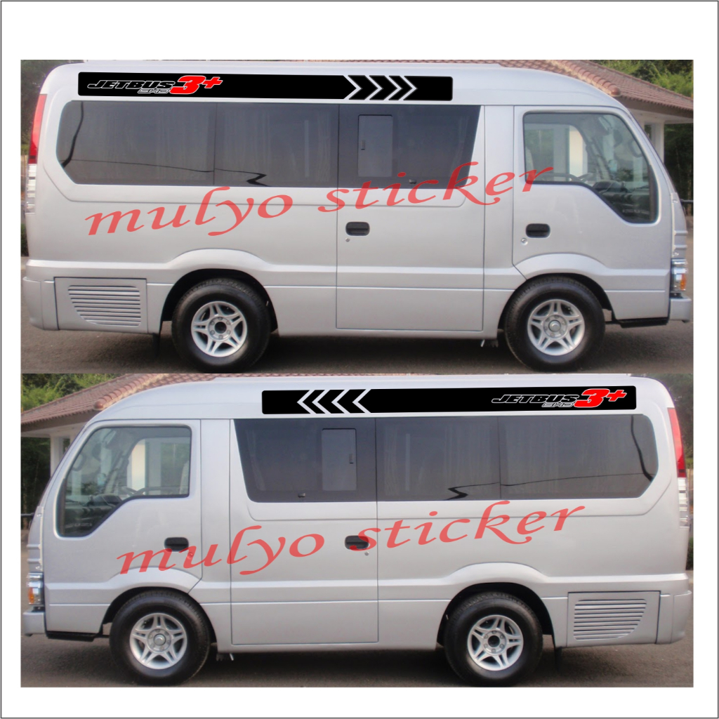 Jual stiker mobil elf cutting sticker jat buss mobil travel tulisan jet ...