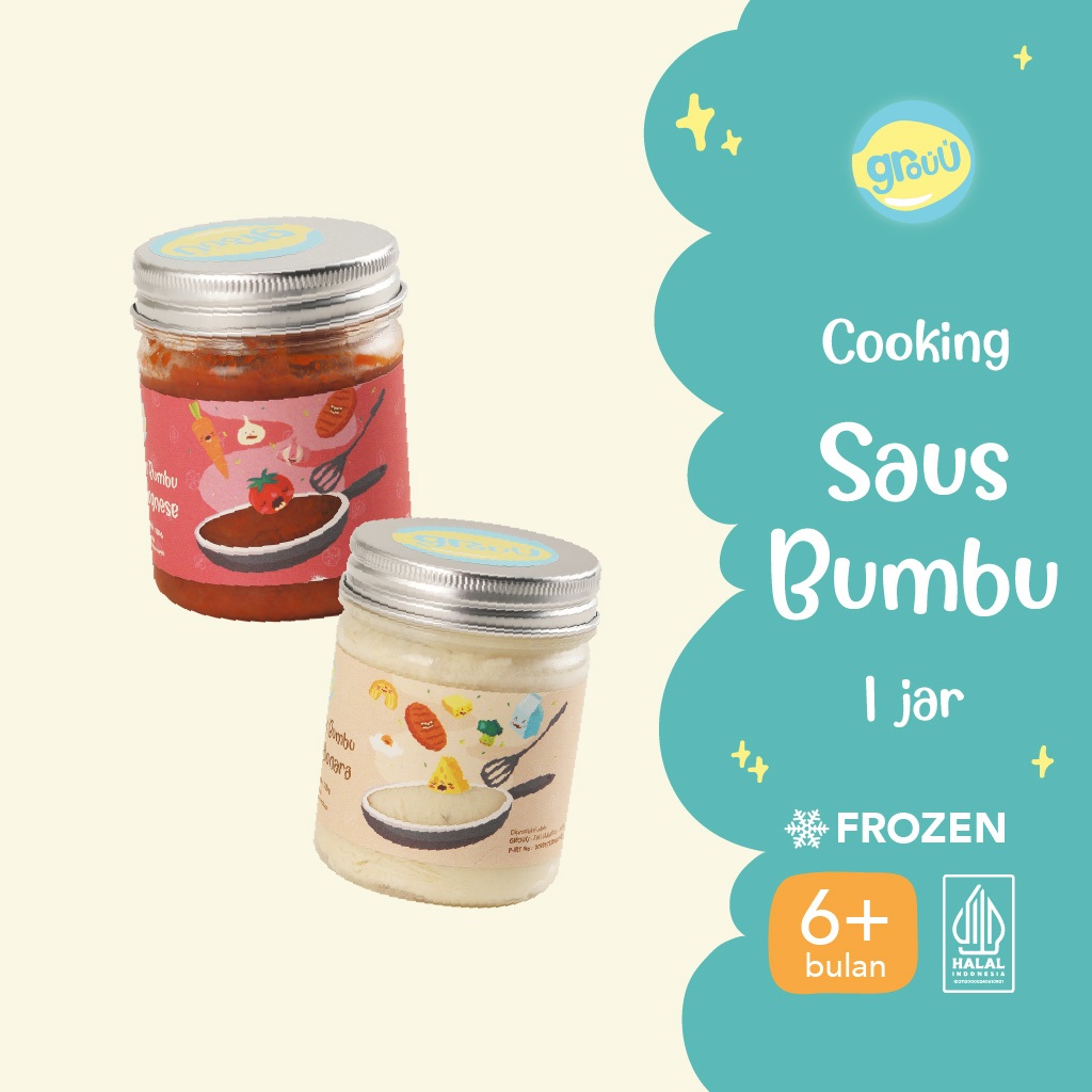 Jual Grouu - Bumbu Saus Masak MPASI Carbonara Bolognese - Alami No MSG ...