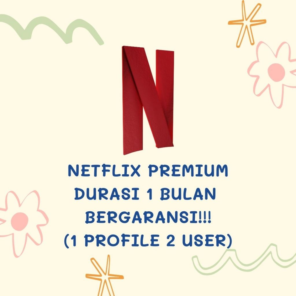 Jual Netflix Premium Private 1 Bulan (1 Profile untuk 2 User) | Shopee ...