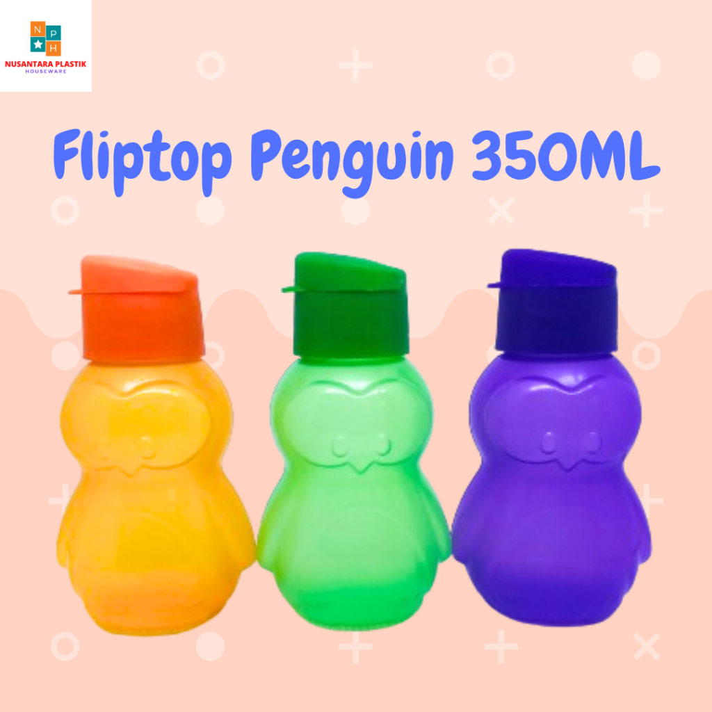 Jual Botol Minum Anak Botol Fliptop Penguin Ceria 350ml | Souvenir Ultah acara lainnya Hero ...