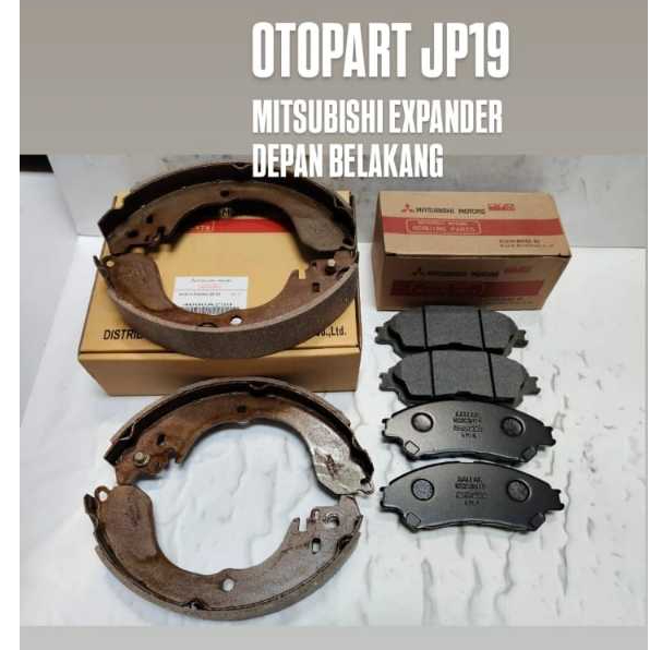 Jual BRAKE PAD BRAKE SHOE XPANDER KAMPAS REM SET DEPAN BELAKANG ...