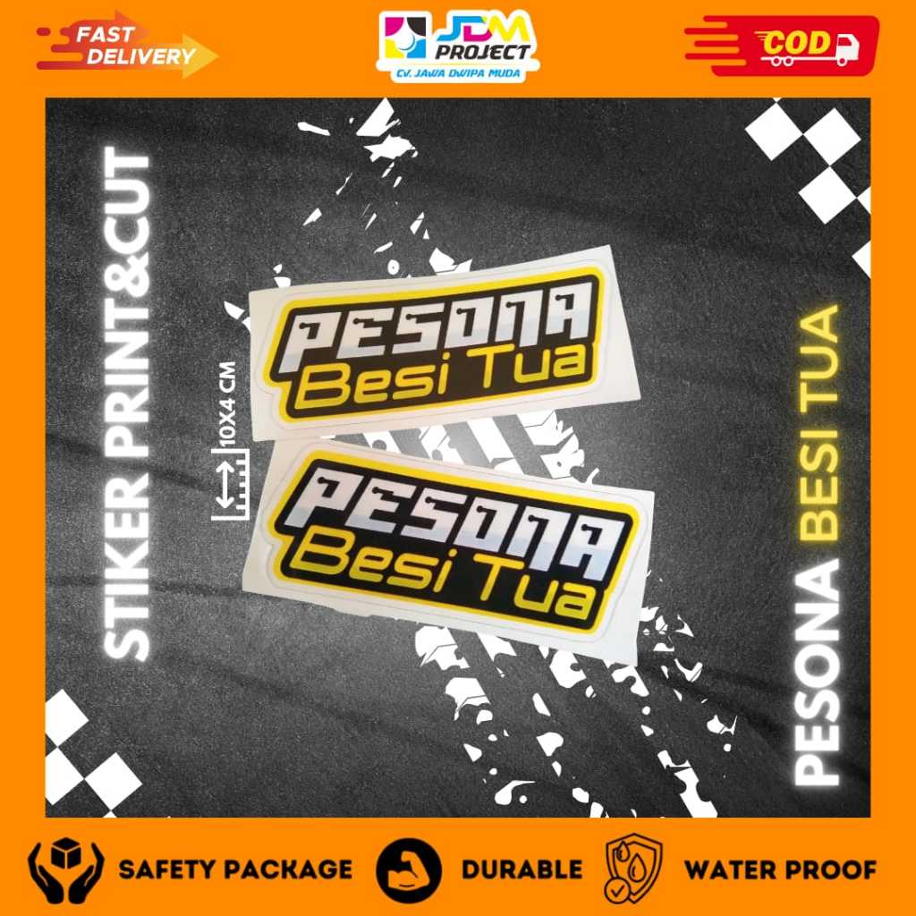 Jual JDM Project - sticker printing PESONA BESI TUA | Shopee Indonesia