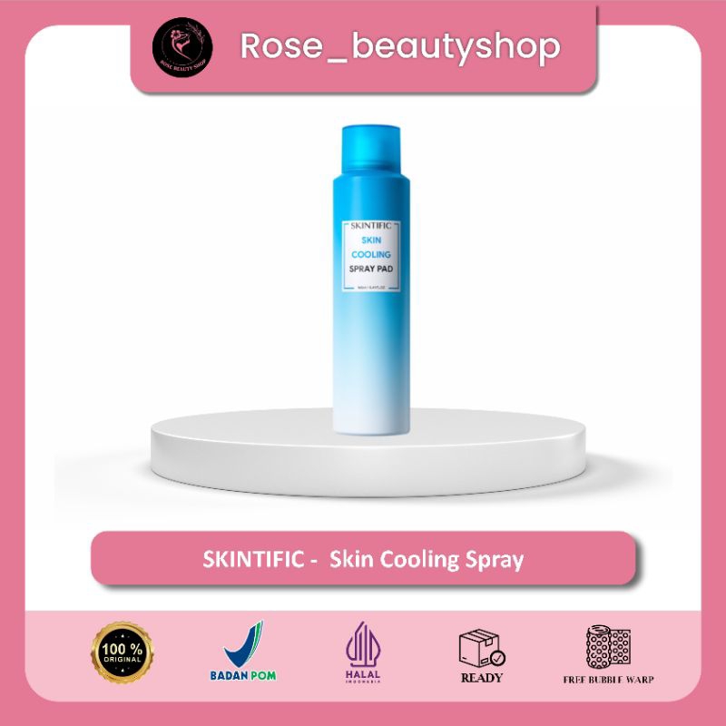 Jual SKINTIFIC Skin Cooling Spray Pad 160ml | Shopee Indonesia