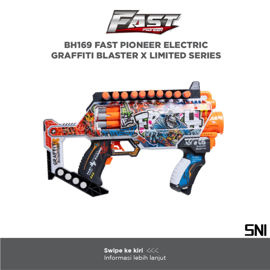 Jual Fast Pioneer - Electric Graffiti Blaster x Limited Series / Mainan ...
