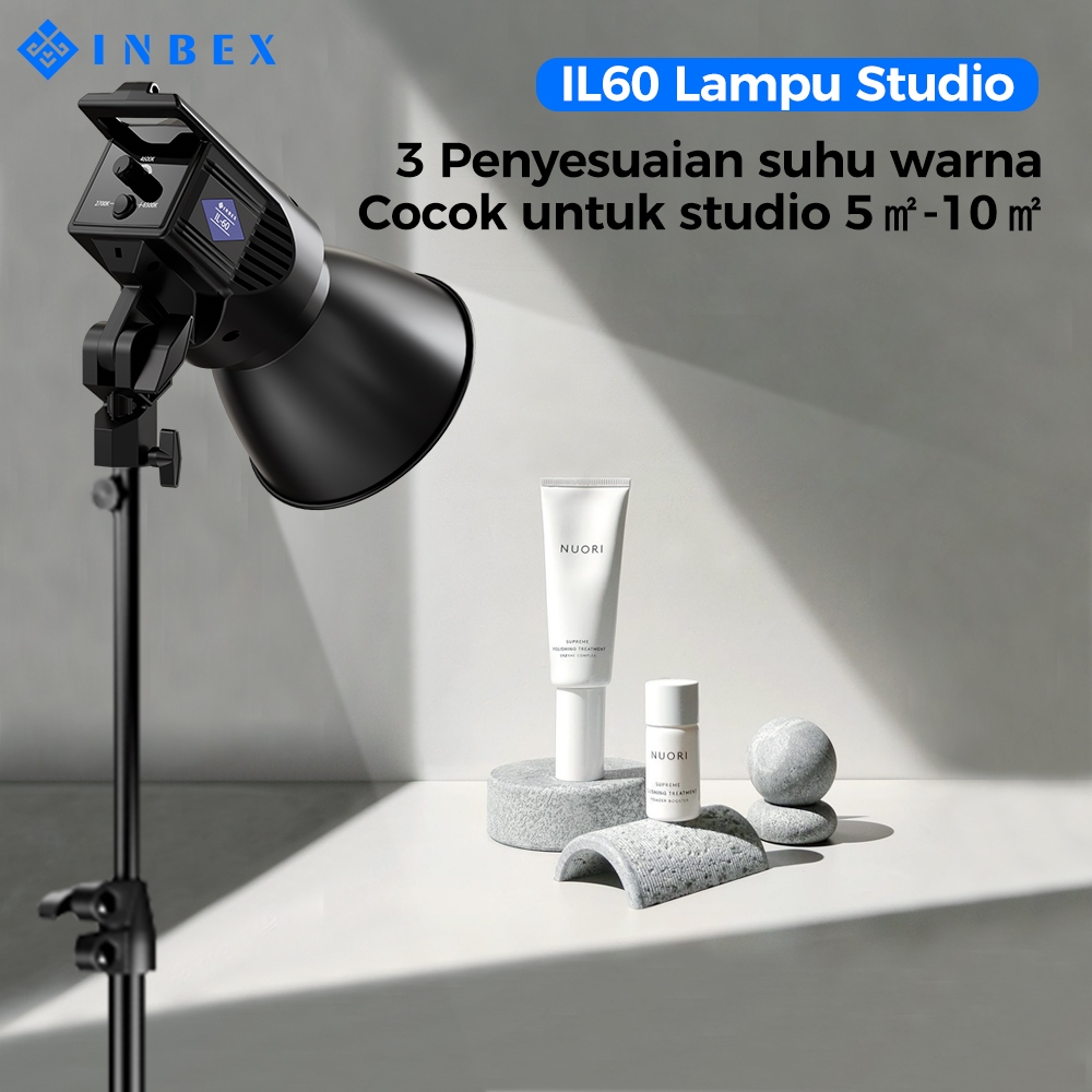 Jual INBEX IL60 Lighting Fotografi Lampu Studio +Tripod Stand ...