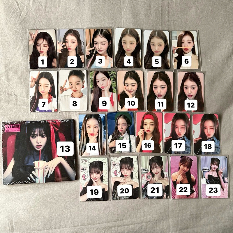Jual [ READY STOCK ] photocard ive after like i’ve ive mine baddie i am wonyoung wony dicon 2024 ...