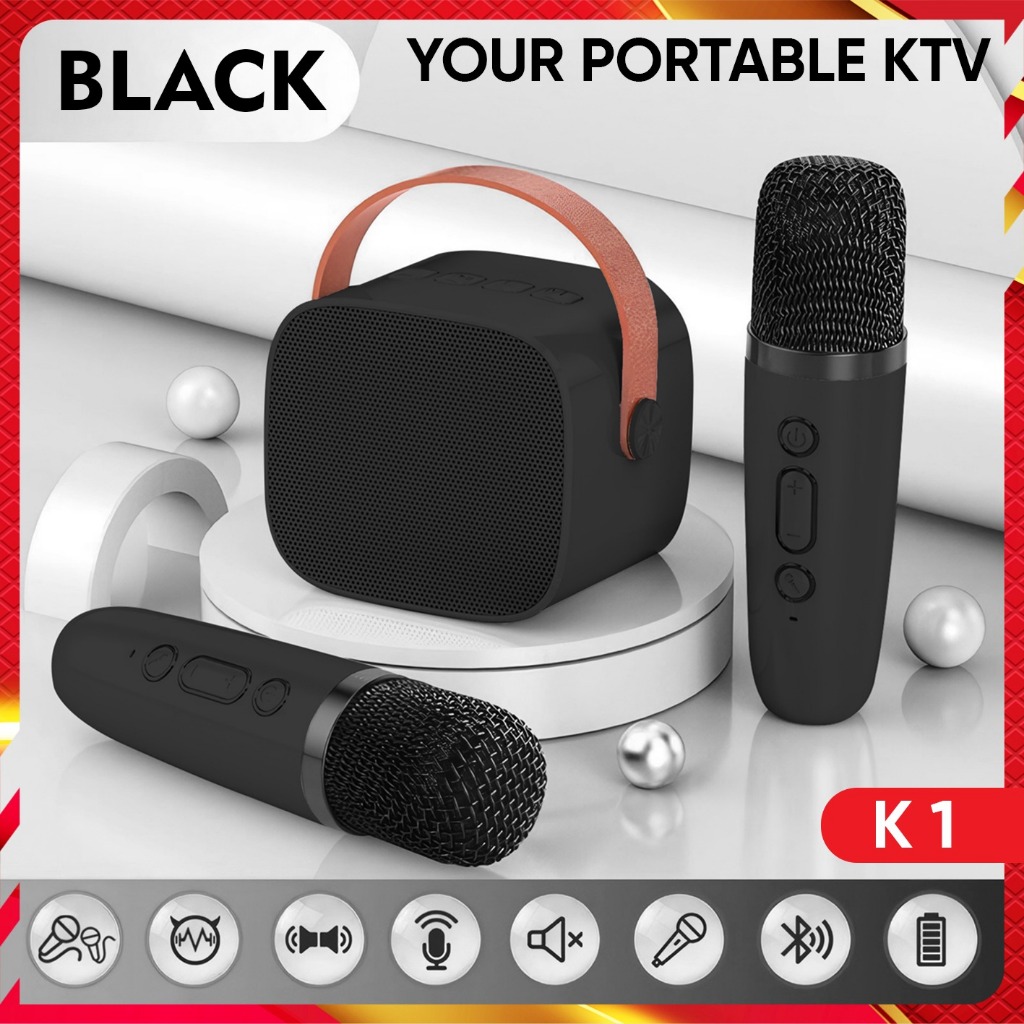 Jual Home KTV Karaoke Speaker Bluetooth K1 Wireless Portable Super Bass ...