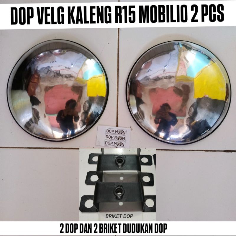 Jual 2pcs DOP RETRO VELG KALENG BRIO MOBILIO R14 R15 PCD 4x100 - DOP ...