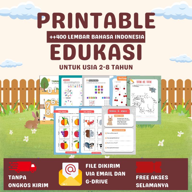 Jual Printable Worksheet Anak | Shopee Indonesia