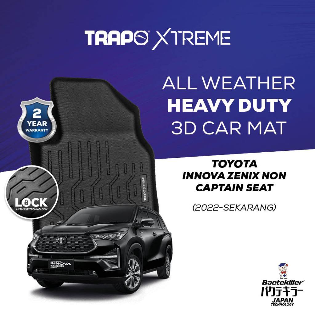 Jual Karpet 3D Trapo Xtreme Toyota Kijang Innova Zenix Non Captain Seat ...