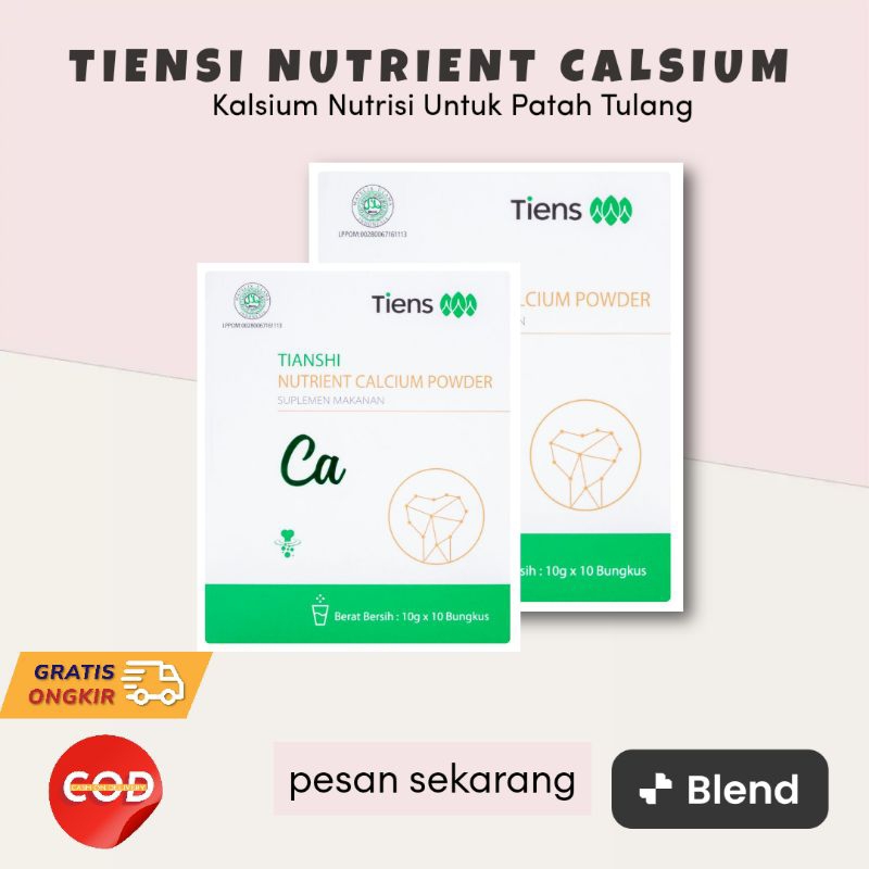 Jual TERLARIS Tiens Nutrient Calsium Kalsium Peninggi Badan Remaja ...