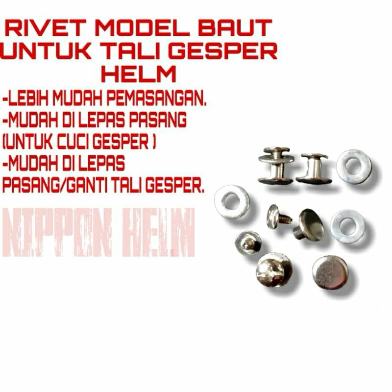 Jual RIVET MODEL BAUT KEMASAN 50 PCS | Shopee Indonesia