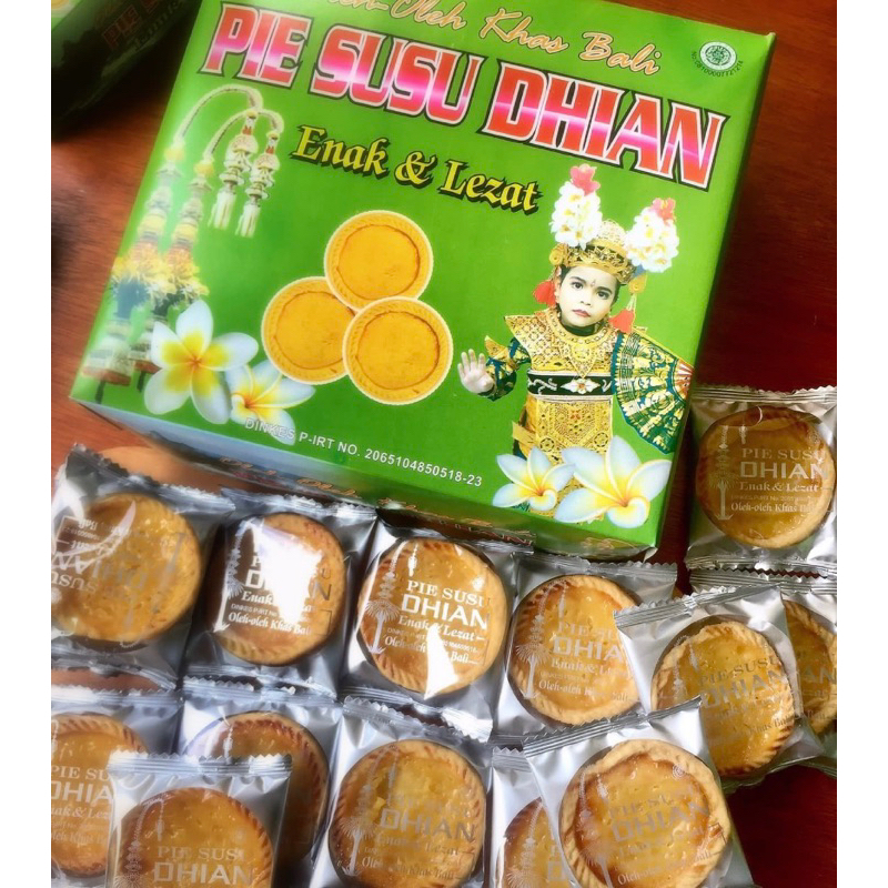Jual Pie Susu Dhian (ASLI) 50pcs || Oleh Oeh Khas Bali | Shopee Indonesia