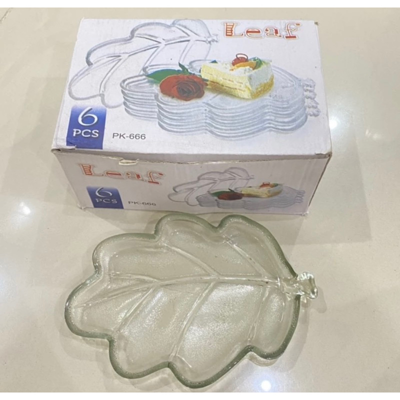 Jual Piring leaf piring daun piring kaca piring unik piring hadiah ...
