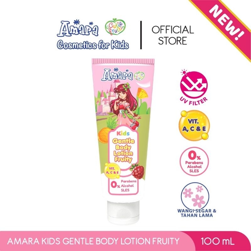 Jual Amara Kids Gentle Body Lotion Fruity 100 ml | Shopee Indonesia