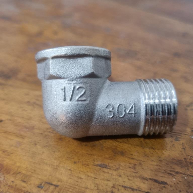 Jual Knee Keni Elbow L Fitting 1/2 inch 1/2" Sambungan Kran Stainless ...