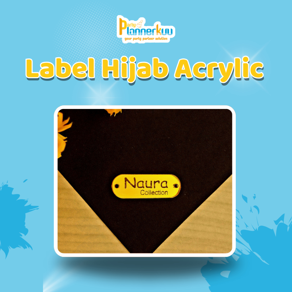 Jual Label Pin Hijab Seragam Akrilik Nama Custom Aksesoris Inisial ...