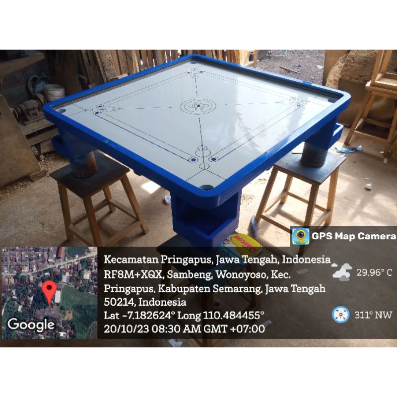 Jual meja karambol jati costume hpl dan cat ducho | Shopee Indonesia