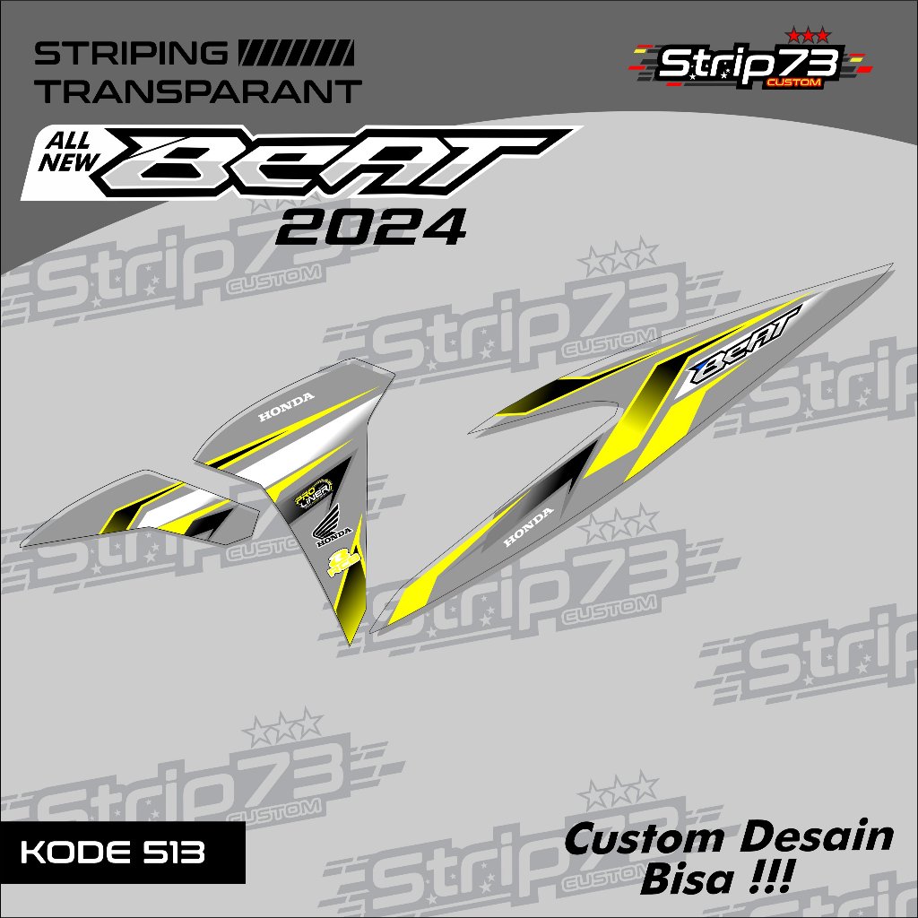 Jual 513 STRIPING TRANSPARAN BEAT 2024 - STRIPING TRANSPARAN BEAT 2024 ...