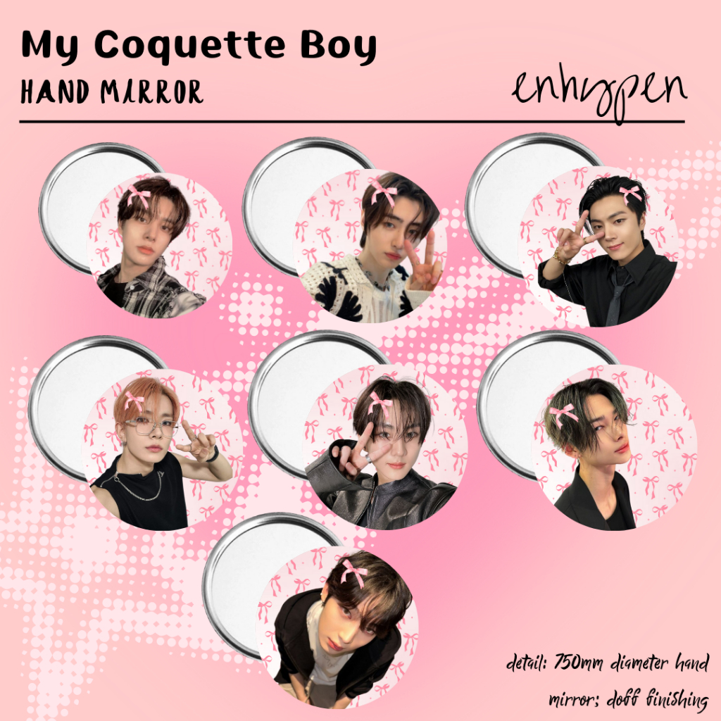 Jual MY COQUETTE BOI HAND MIRROR - ENHYPEN | Shopee Indonesia