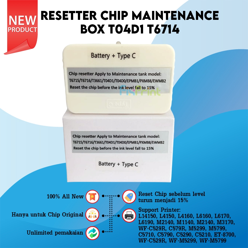 Jual Resetter Chip T04D1 Maintenance Box T6714 T6716 T3661 Reset ...