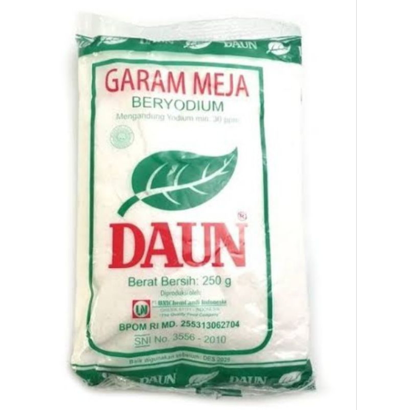 Jual GARAM HALUS MERK DAUN/SEGITIGA G 250GR | Shopee Indonesia