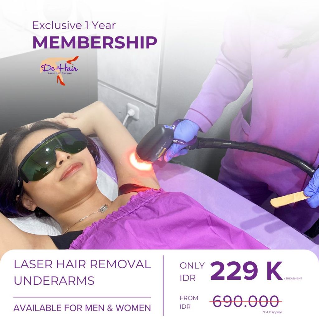 Jual Laser Hair Removal - Underarms Membership 1 Tahun* | Shopee Indonesia