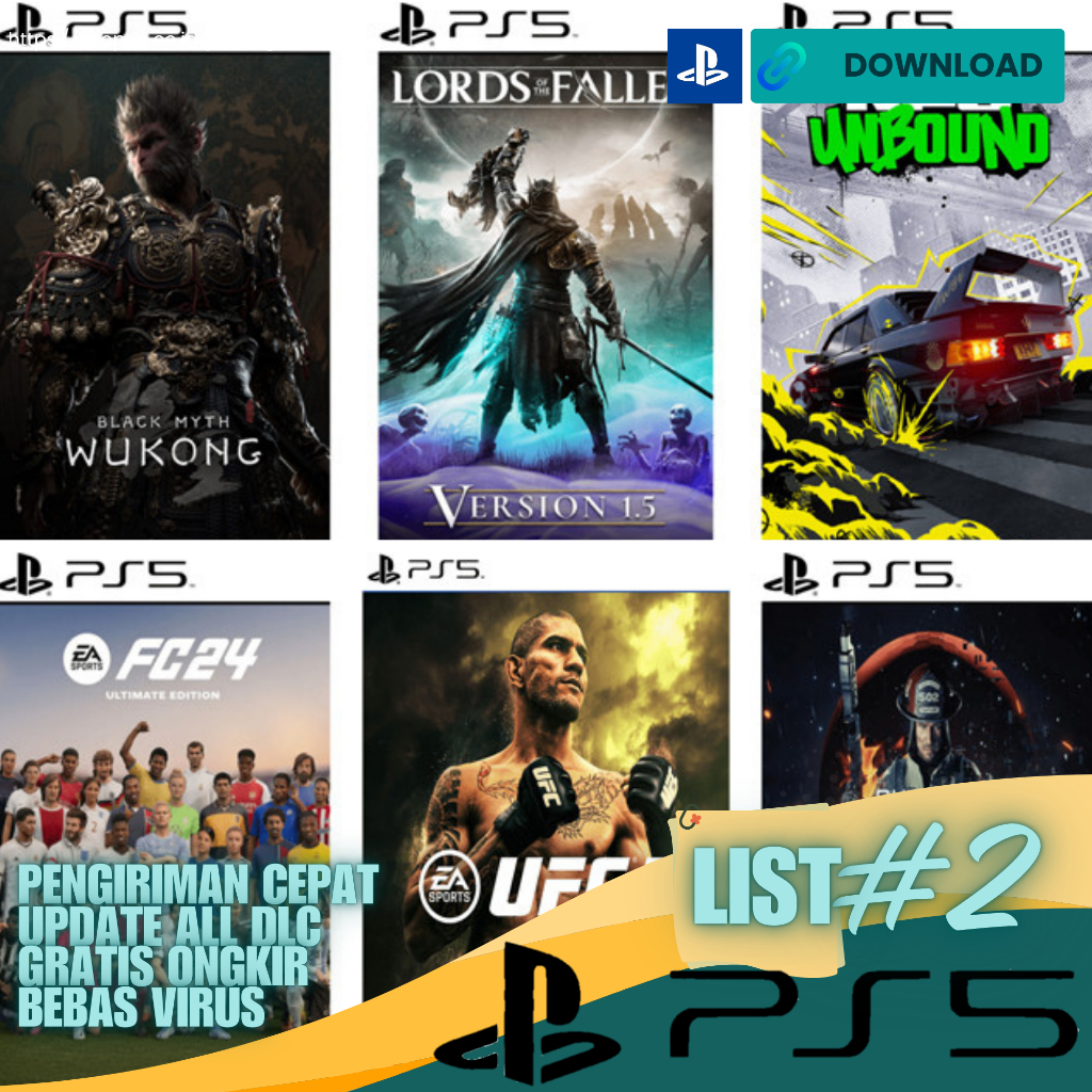 Jual PS5 GAMES - LIST #2 - FULL UPDATE ALL DLC | Shopee Indonesia
