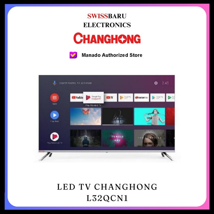 Jual MANADO - LED TV CHANGHONG L32QCN1 | Shopee Indonesia