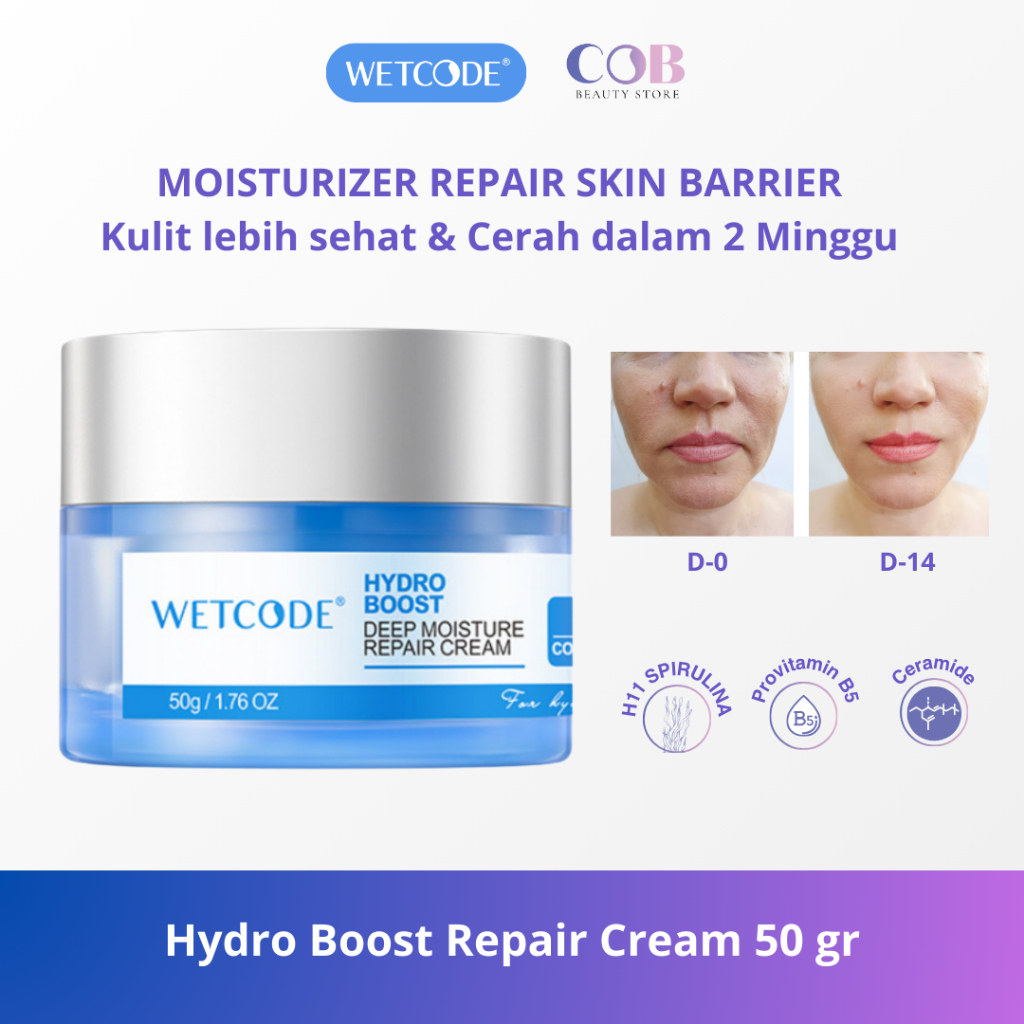 Jual WETCODE - Ceramide Barrier Moisturizer Cream 50g | Cream Pemutih ...