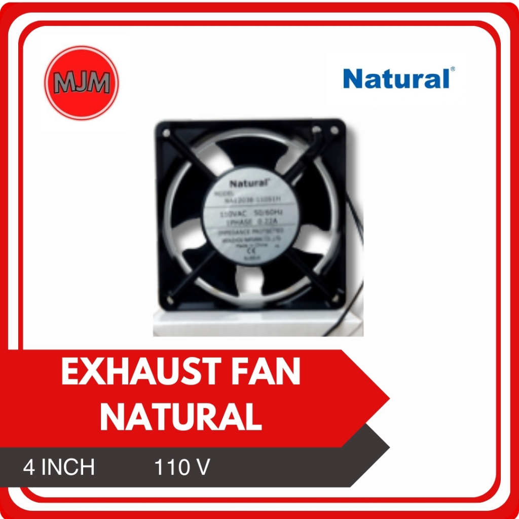 Jual Industrial Blower/Cooling/Exhaust Fan 4 Inch 110V Brass Sleeve ...