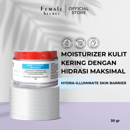 Jual FEMALE SECRET - Hydra-Illuminate Skin Barrier Moisturizer 30gr ...