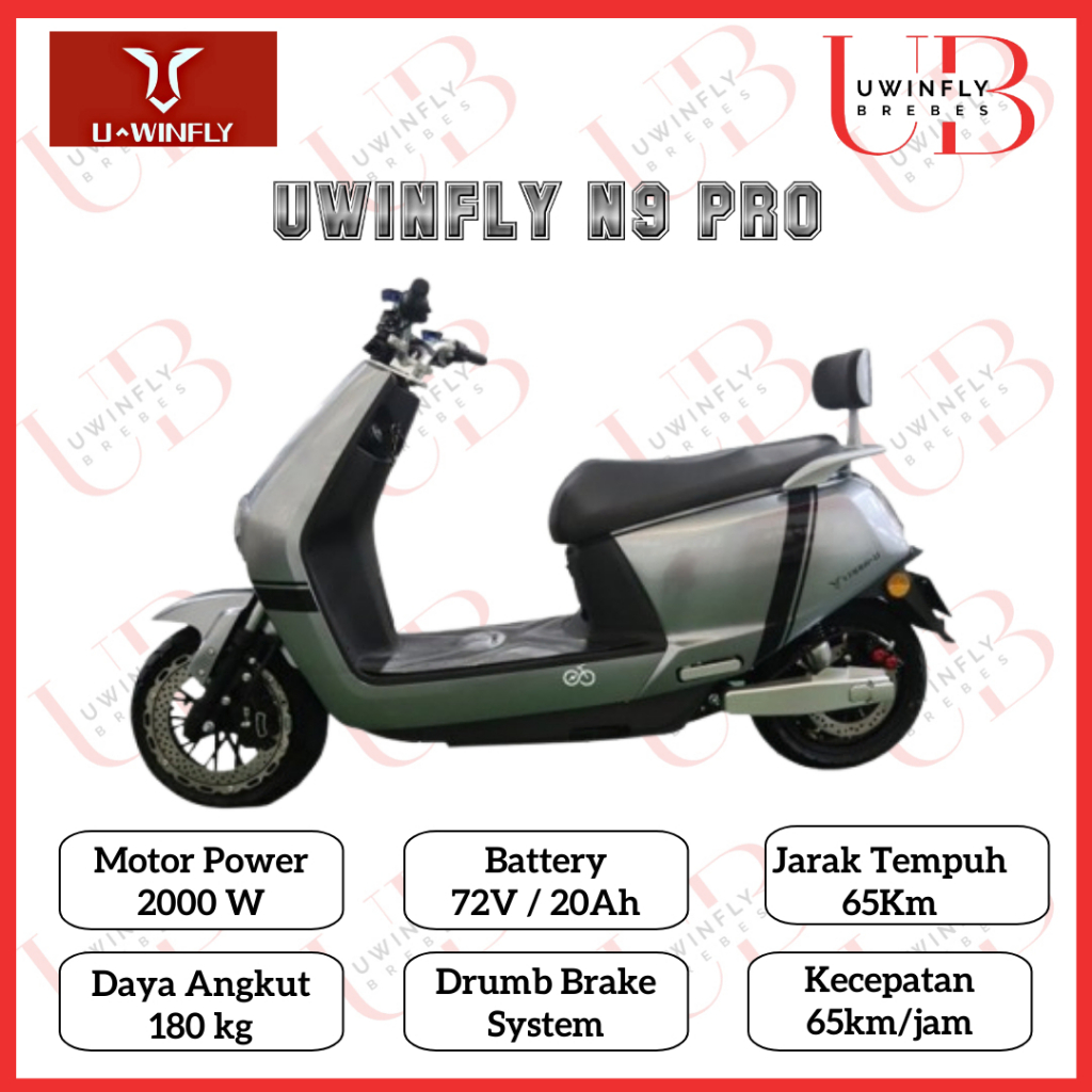Jual UWINFLY MOTOR LISTRIK N9 PRO GARANSI RESMI | Shopee Indonesia