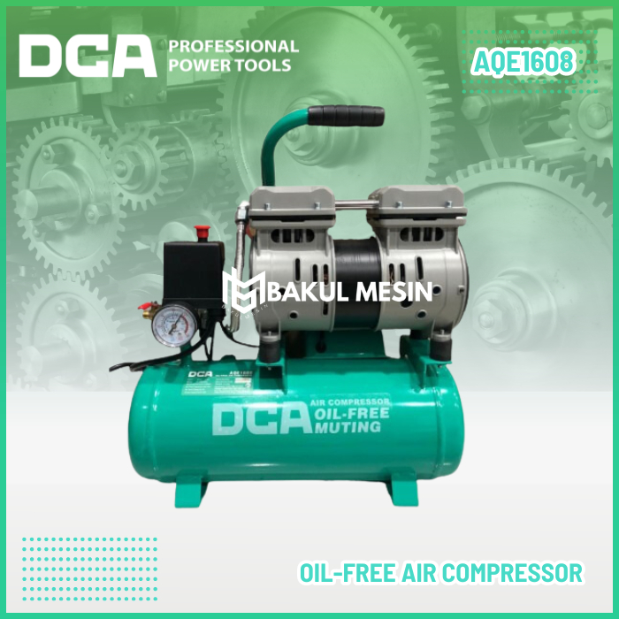 Jual DCA AQE1608 Mesin Kompresor Angin Compressor Oilless 3/4HP 8L ...