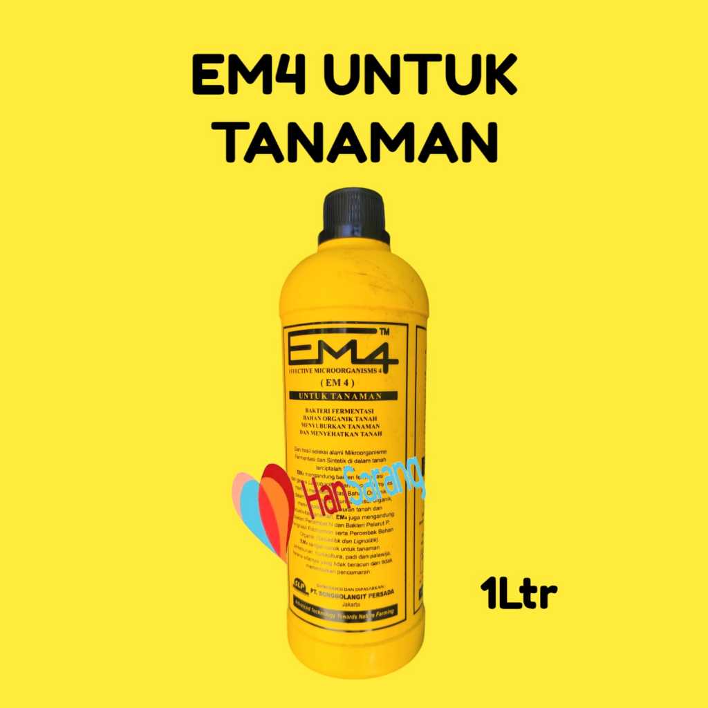 Jual EM4 EM 4 Pertanian 1L Kuning MIKRO ORGANISME PUPUK ORGANIK CAIR ...