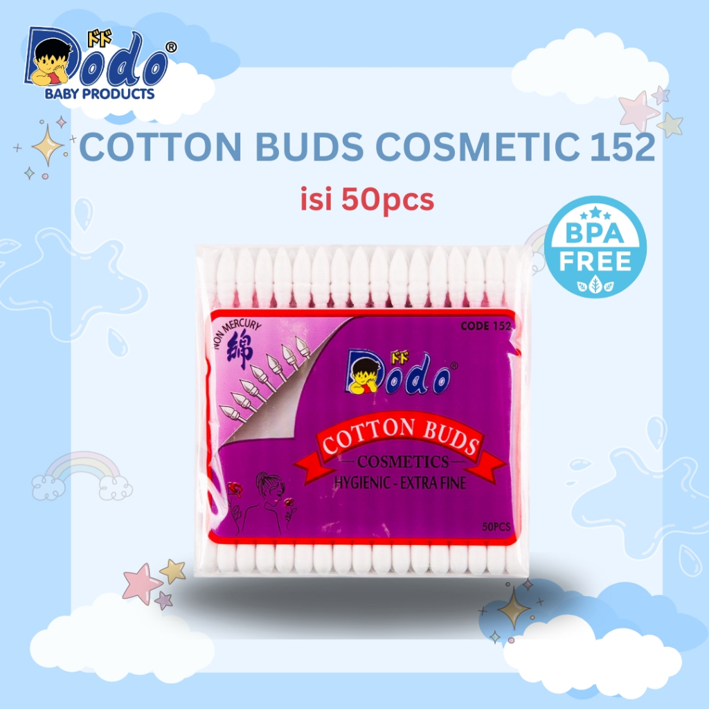 Jual COTTON BUDS CODE 152 DODO ISI 50Pcs Korek Kuping Pembersih Telinga ...