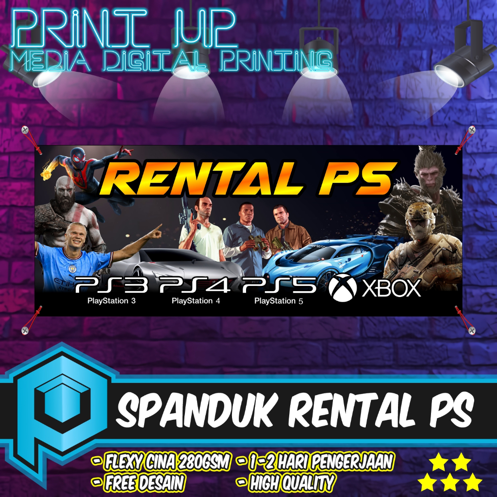 Jual BANNER SPANDUK RENTAL PS / DESAIN SUKA SUKA / BISA PAKAI DESAIN ...
