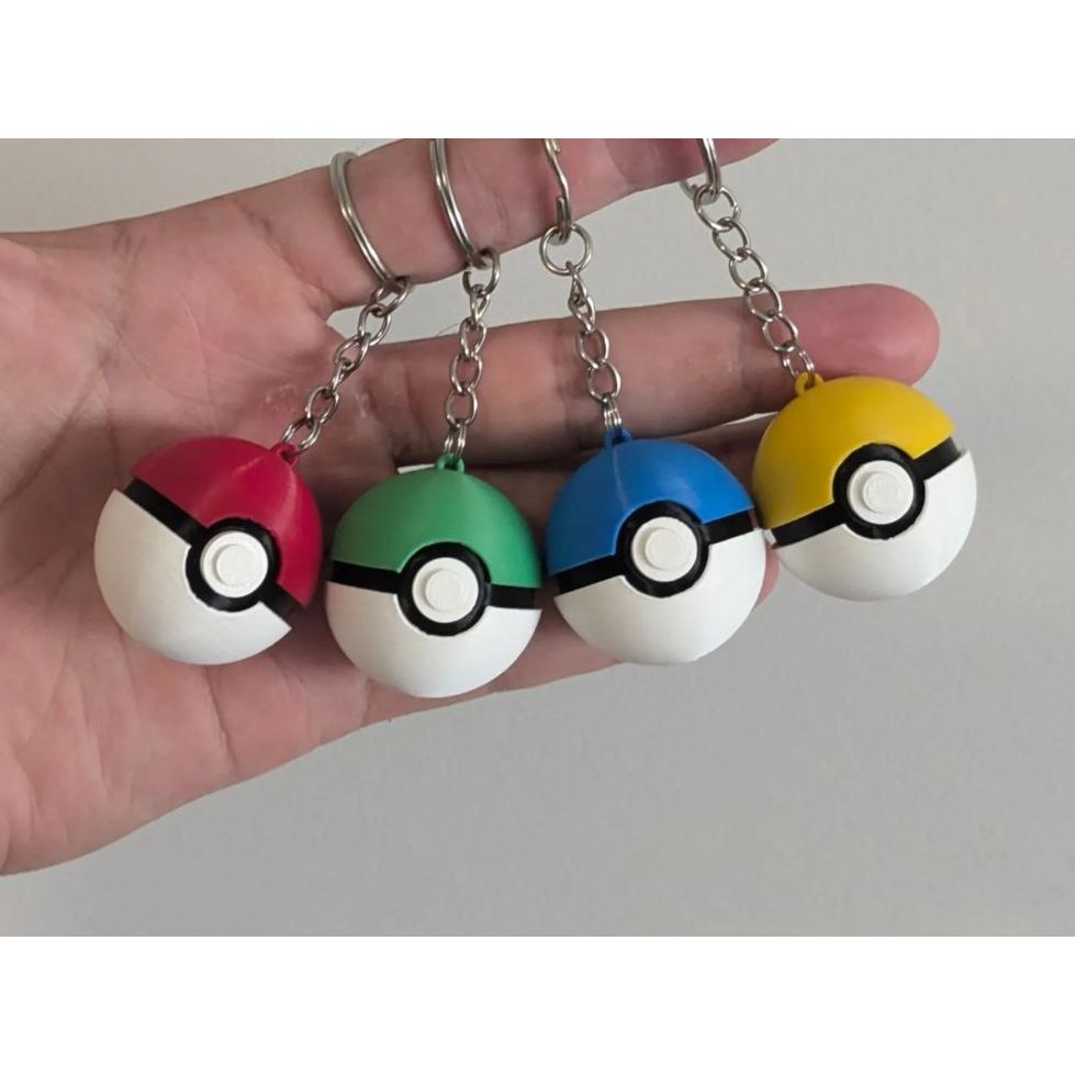 Jual Mini pokemon ball gantungan kunci | Shopee Indonesia