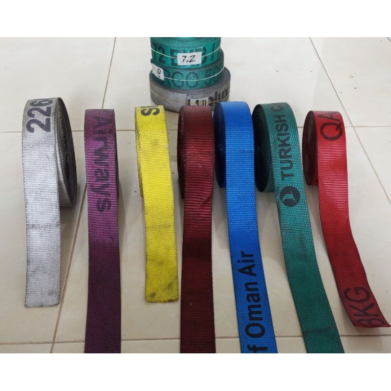 Jual Trackbelt |Tali Krek | Tali Rachet | Tali Webbing EX Cargo pesawat ...