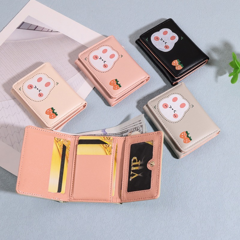 Jual Dompet Lipat Wanita Cute Model Beruang Dompet cewek Dompet mini ...