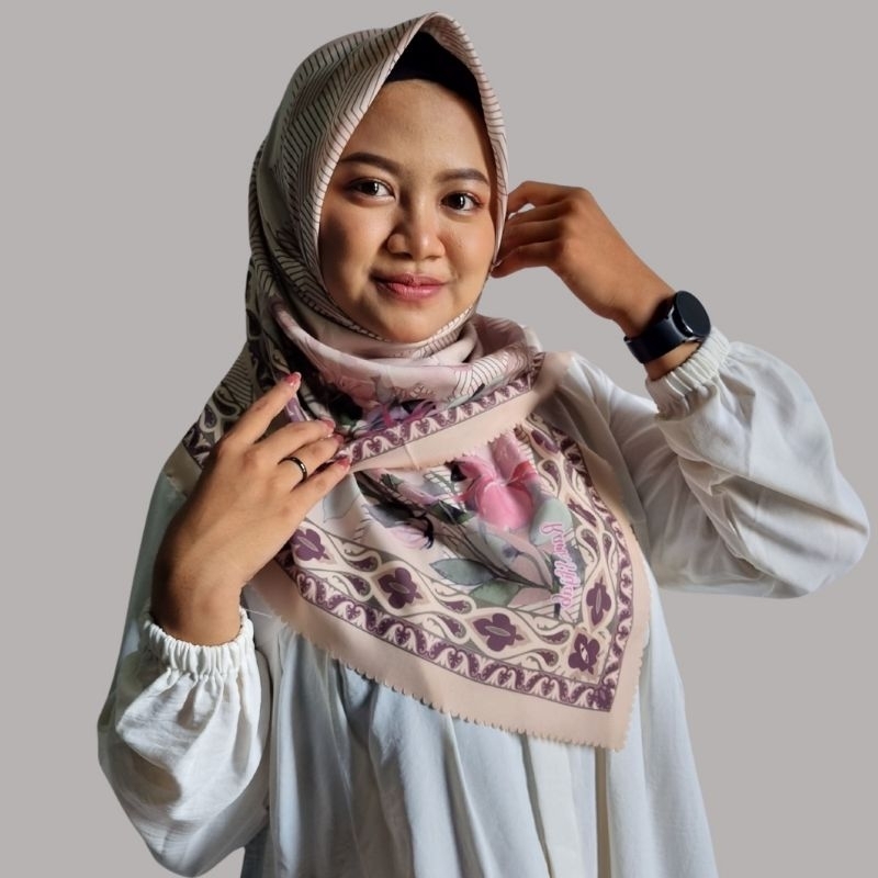 Jual Hijab Kerudung Annisa Segi Empat Murah Berbahan Voal Premium Motif ...