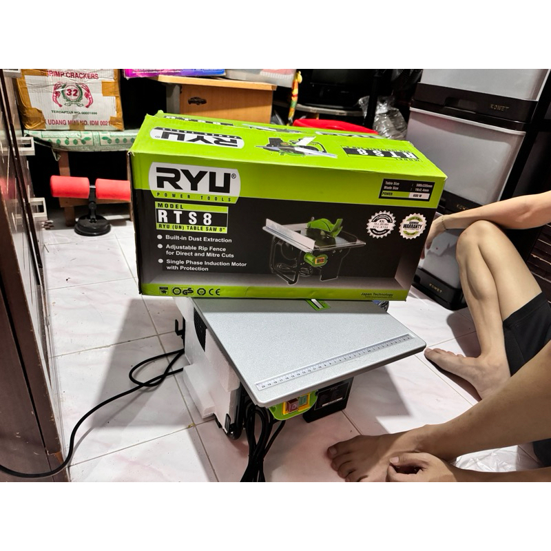 Jual Preloveed tekiro RYU table saw 8 inch RTS 8 power tools mesin ...